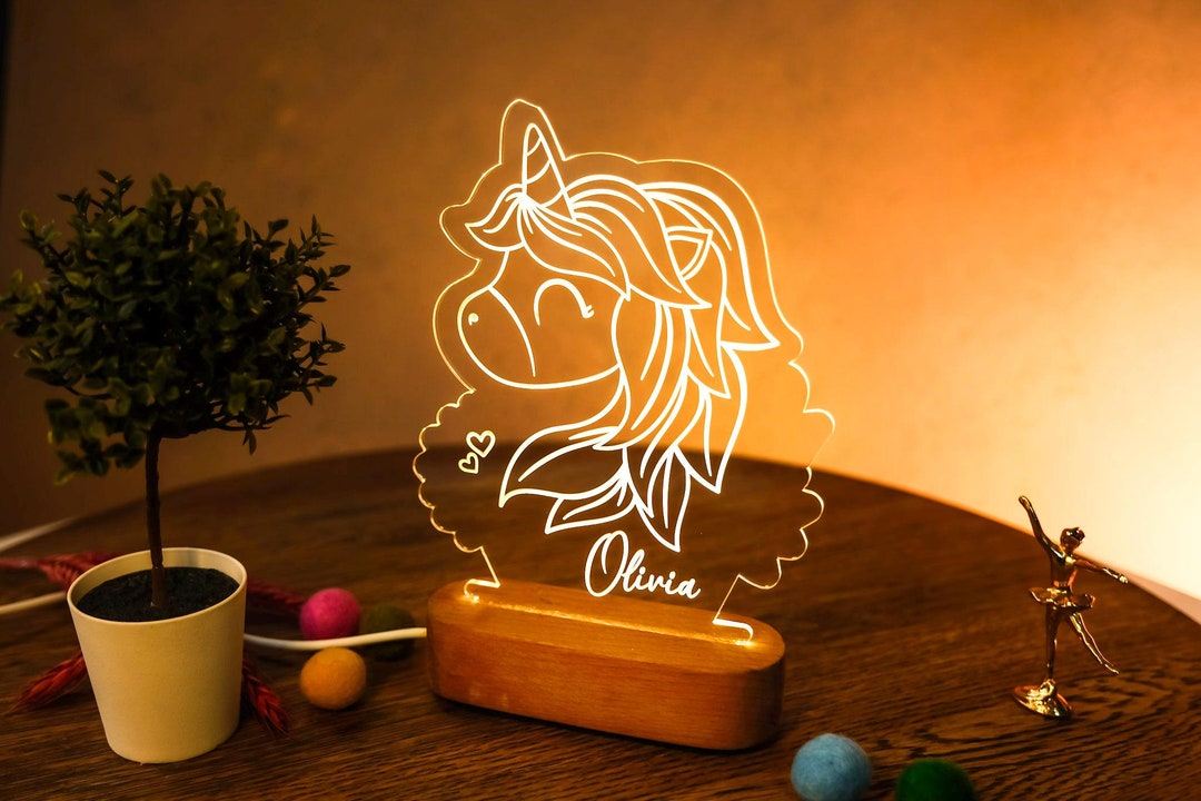 Custom Night Light for Kids - Kids Room Decor - Custom Name Light - Personalized Gifts for Kids ...