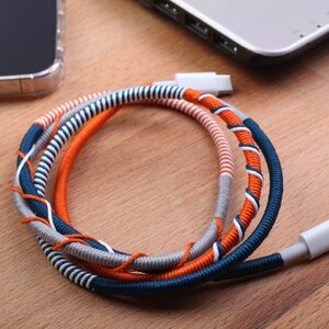 Handmade Colorful Charger Cable - Colleague Gift - Multicolor Charger ...