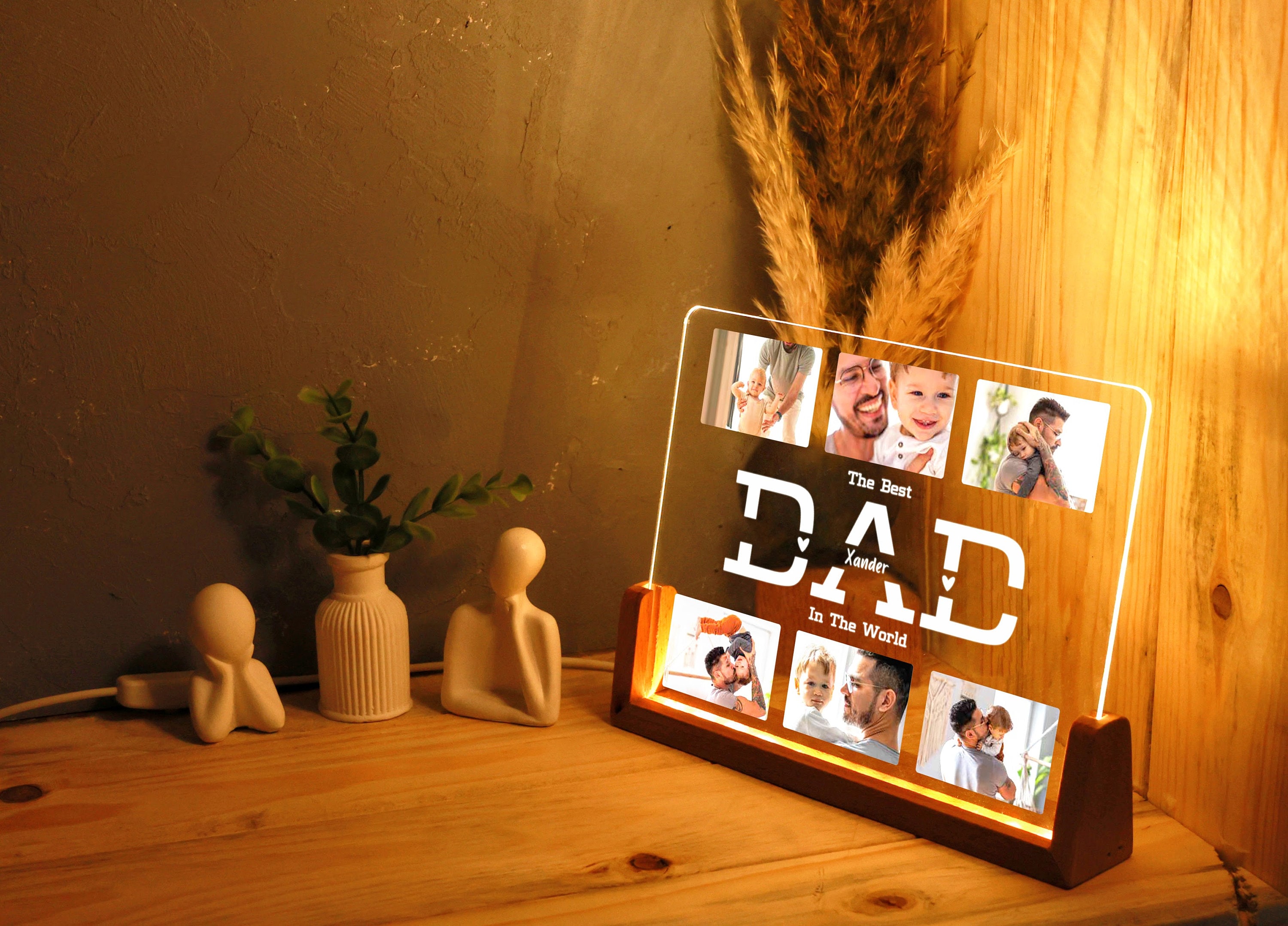 First Father's Day Gift - Photo Plaque Gift - Daddy and Daughter Gifts ...