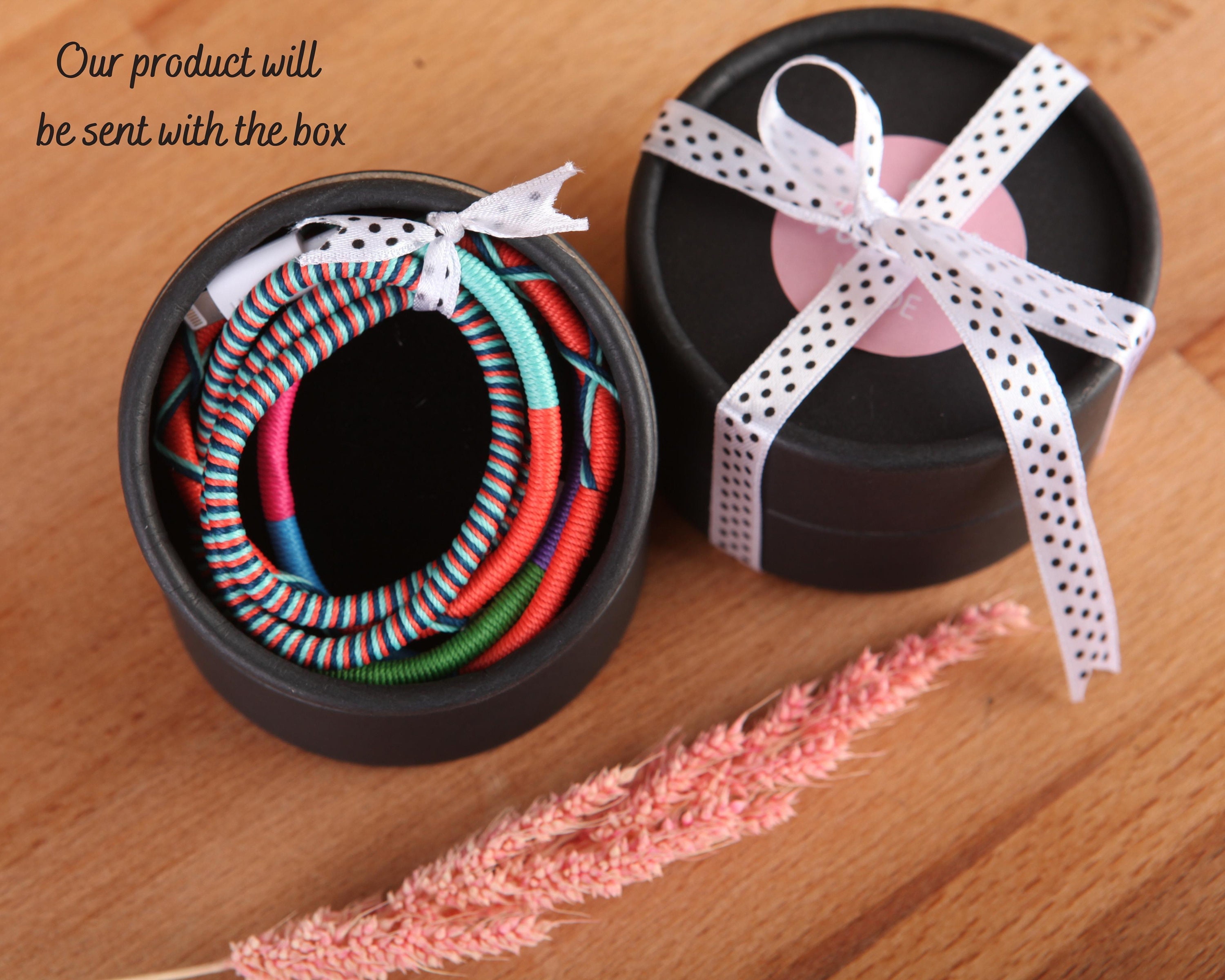 Handmade Colorful Charger Cable - Colleague Gift - Multicolor Charger ...