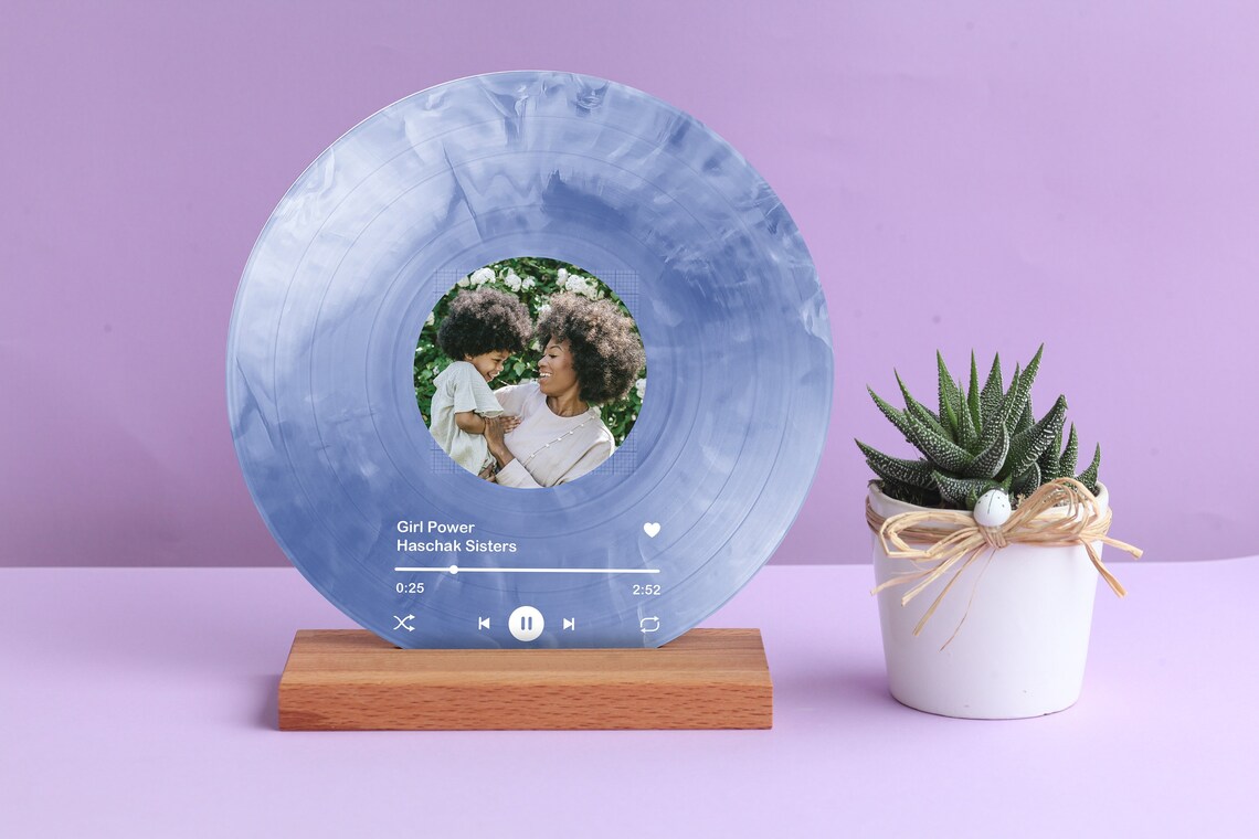 Personalised Record Display - Wedding Couple Print - Mother of the ...