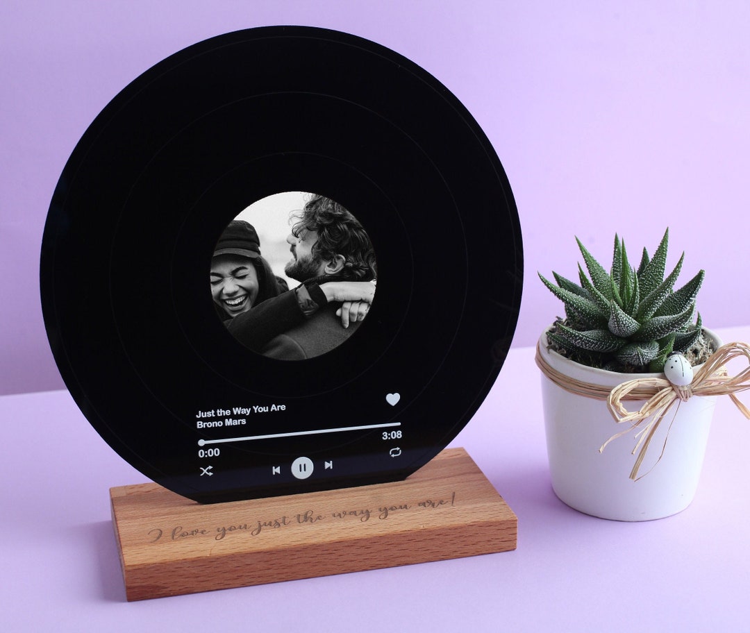 Personalized Record Display as Valentines Day Gift for - Etsy