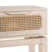 MILA Console Table in Wood and Rattan Natural Finish With 2 - Etsy