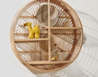 Rattan Wall Shelf - Etsy