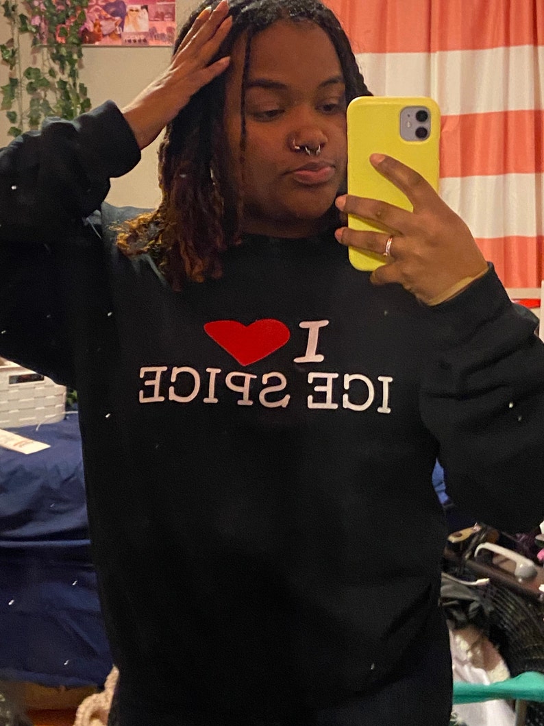 I Love Ice Spice I Heart Ice Spice Ice Spice CREWNECK - Etsy Ireland