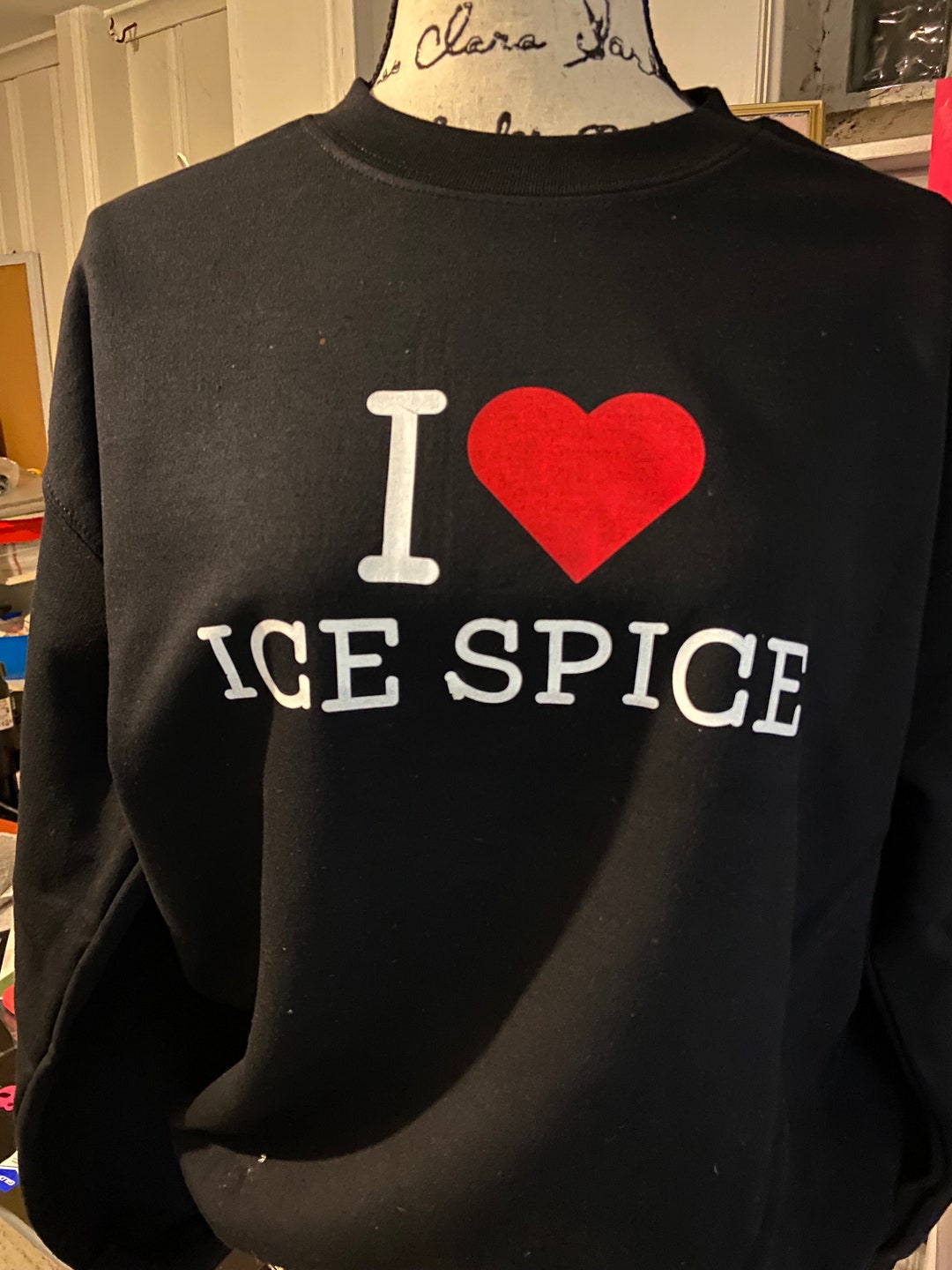 I Love Ice Spice, I Heart Ice Spice, Ice Spice, CREWNECK - Etsy
