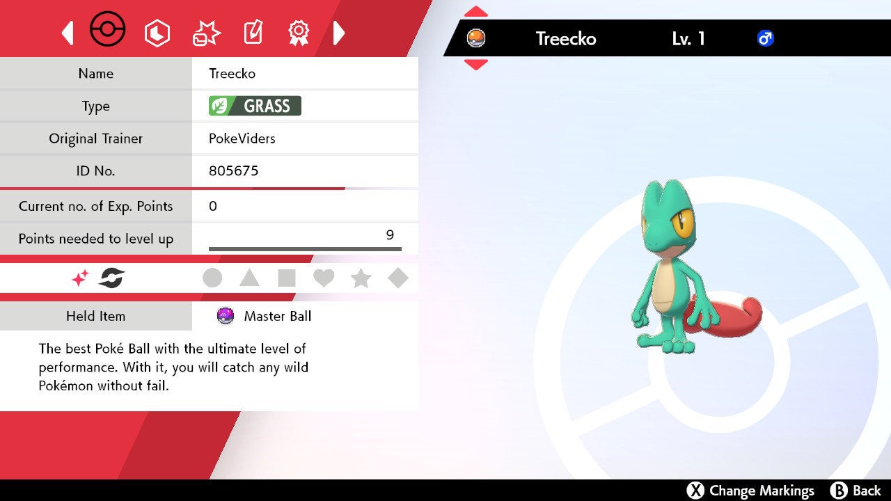 Pokemon Sword & Shield / Hoenn Starters / Shiny Treecko Mudkip - Etsy