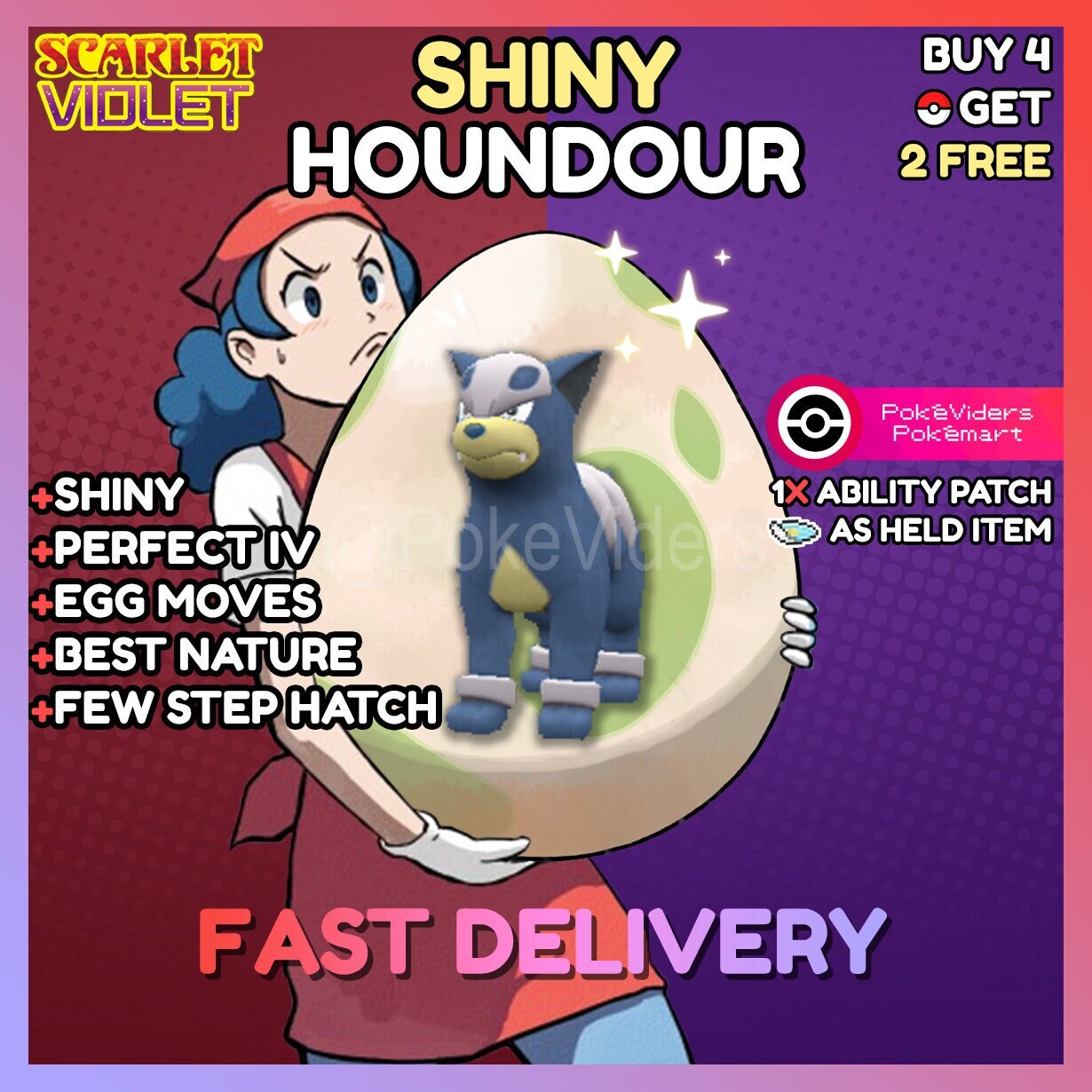Shiny Houndour Pokemon X