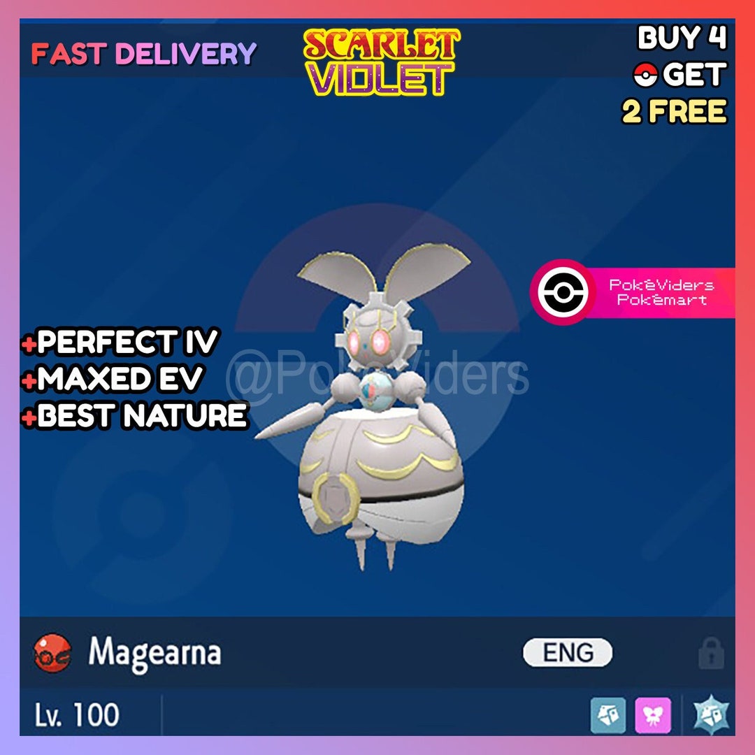 Pokemon Scarlet & Violet / Magearna / 6IV / Battle Ready / Competitive ...
