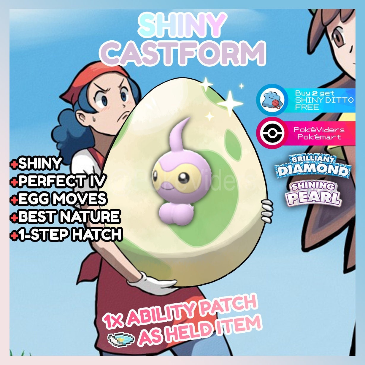 Shiny Castform Forms