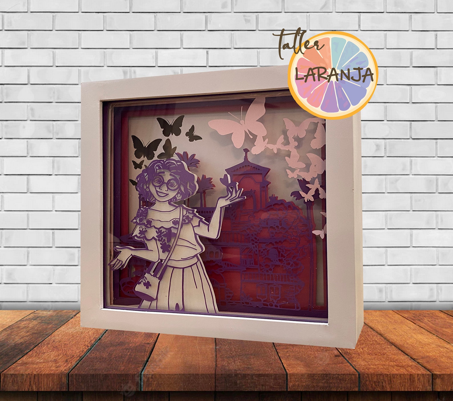 Encanto Mirabel Paper Cutting Light Box 7 Layer TEMPLATE - Etsy