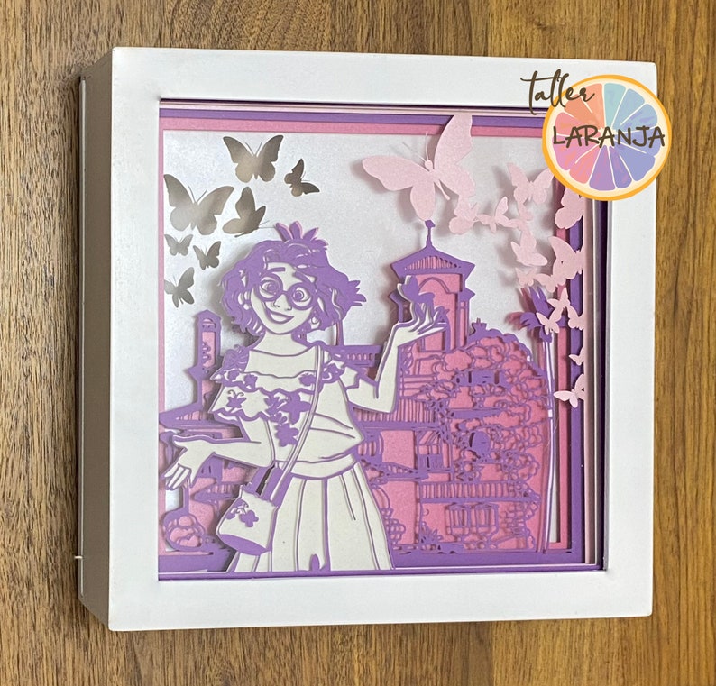 Encanto Mirabel Paper Cutting Light Box 7 Layer TEMPLATE - Etsy