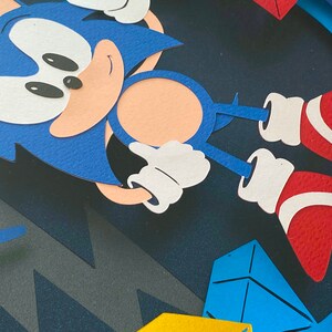 SONIC SHADOW BOX 7 Layer Template - Etsy
