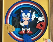 SONIC SHADOW BOX 7 Layer Template - Etsy