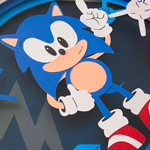 SONIC SHADOW BOX 7 Layer Template - Etsy
