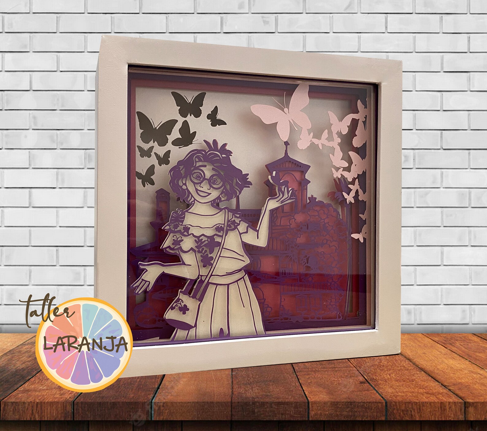 Encanto Mirabel Paper Cutting Light Box 7 Layer TEMPLATE - Etsy