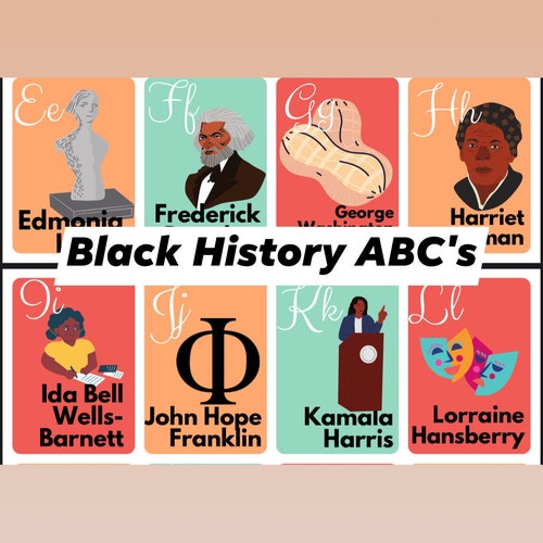 26 Important Figures in Black History Printable Flashcards - Etsy