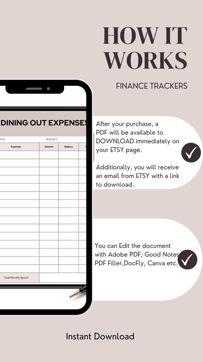 Dining Out Planner- the Foodie Saver - Etsy