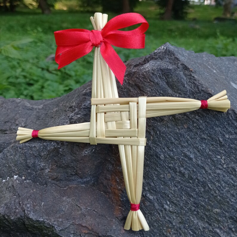 Handmade St. Brigid's Straw Cross: Irish Imbolc Decor - Etsy