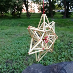 DIY Kit & Pattern:"star", Himmeli, Modern Set Needlework, Make It ...