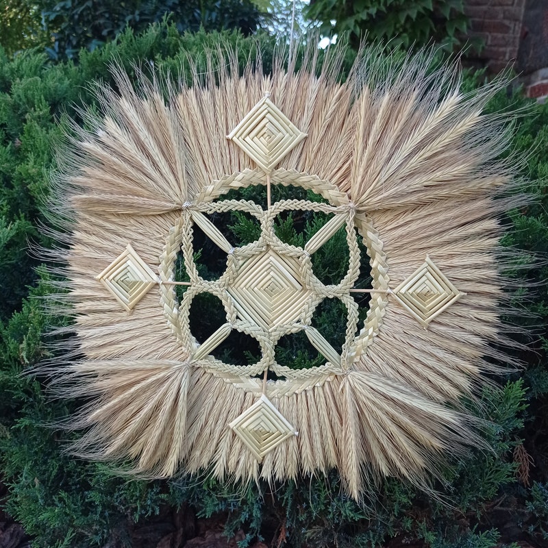 Straw Wreath - Etsy