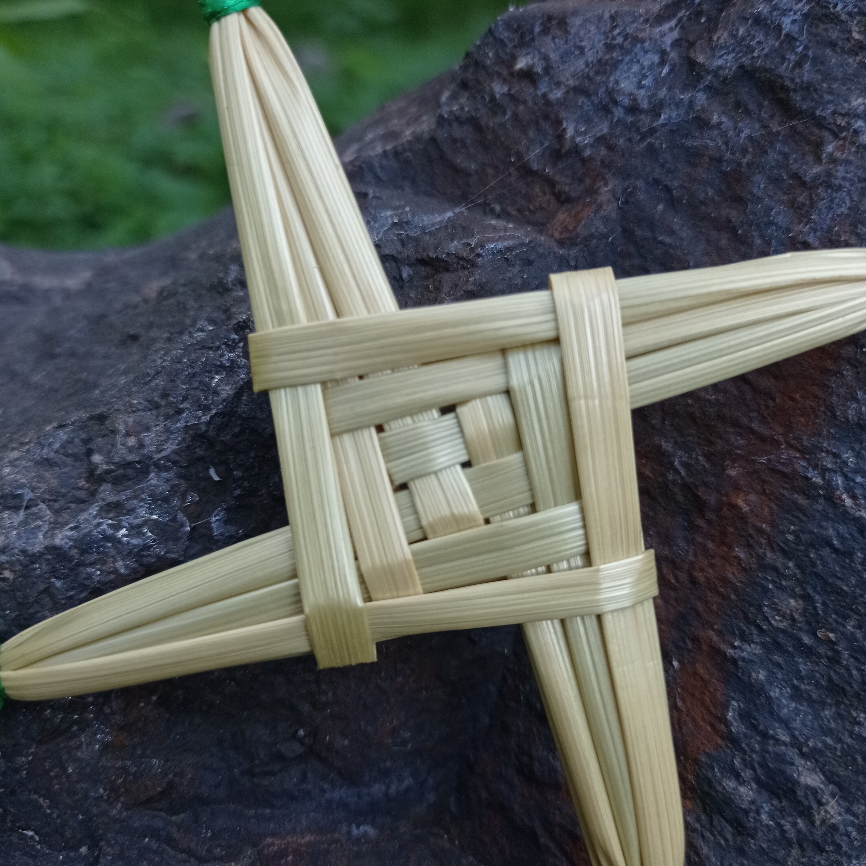 Handmade St. Brigid's Straw Cross: Irish Blessing Amulet. Christmas ...