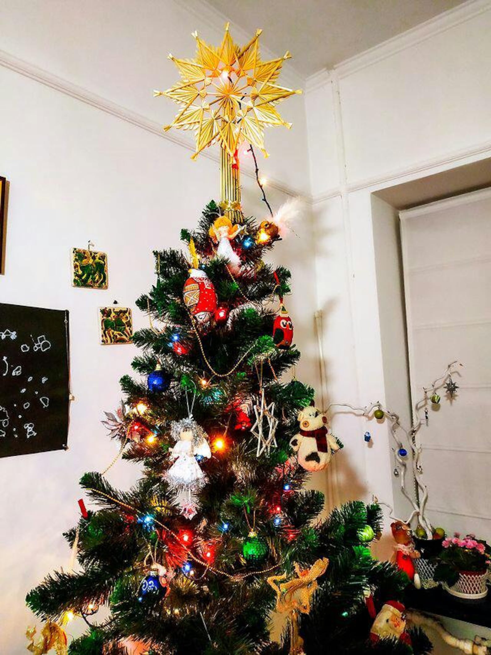 Tree Topper for Christmas.straw Stars.scandinavian | Etsy