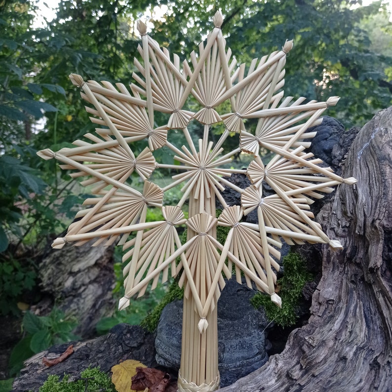 Tree Topper for Christmas.straw Stars.scandinavian - Etsy