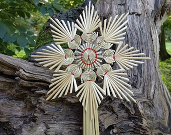 Scandinavian Straw Tree Topper - Etsy