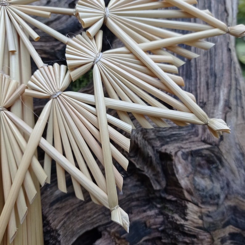 Tree Topper for Christmas.straw Stars.scandinavian | Etsy