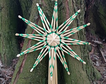 Tree Topper for Christmas.straw Stars.scandinavian | Etsy