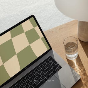 Checkered Desktop Digital Wallpaper Colorful Bundle Green, Pink, Purple ...