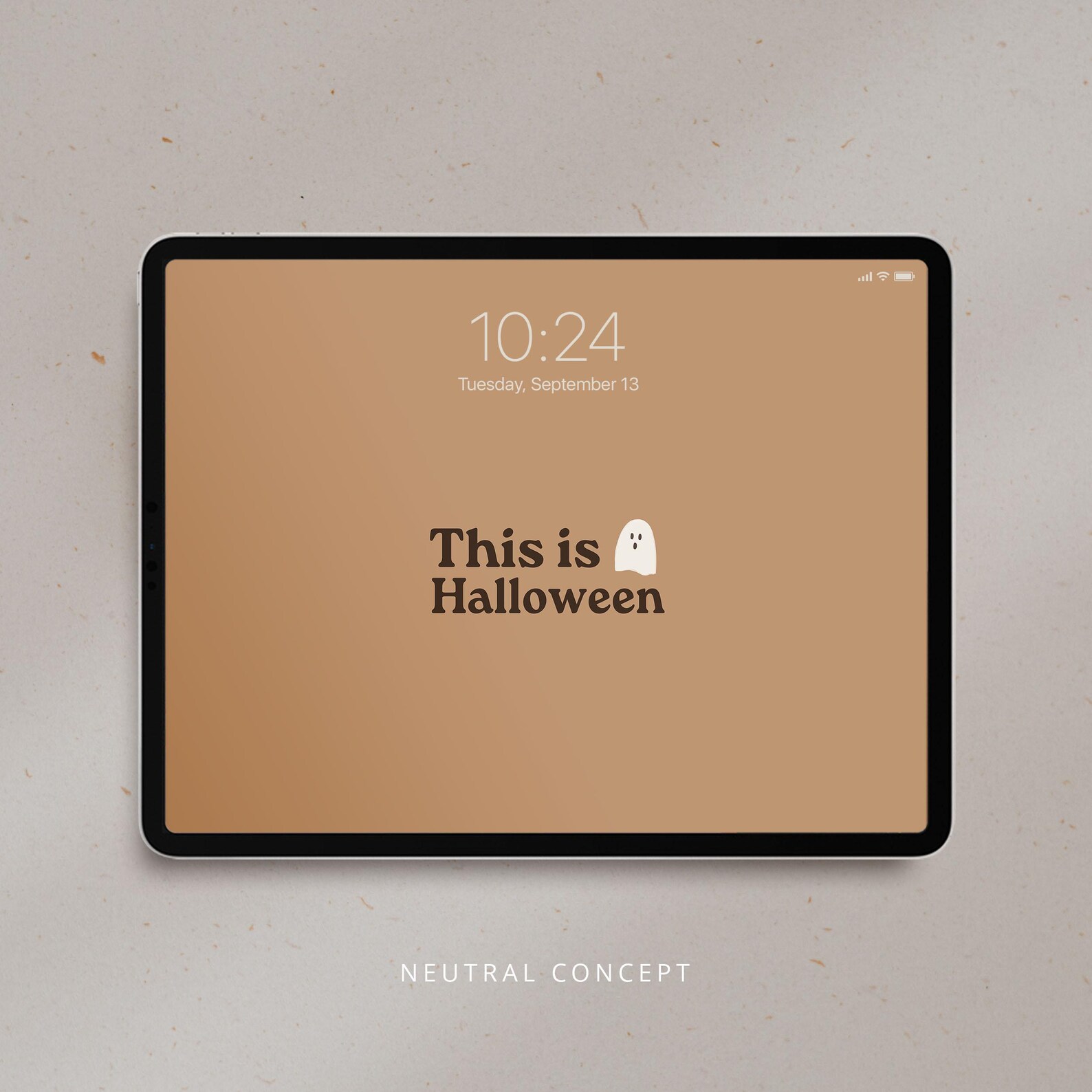 Halloween iPad Wallpaper Bundle: Minimalist Spooky Fall Tablet ...