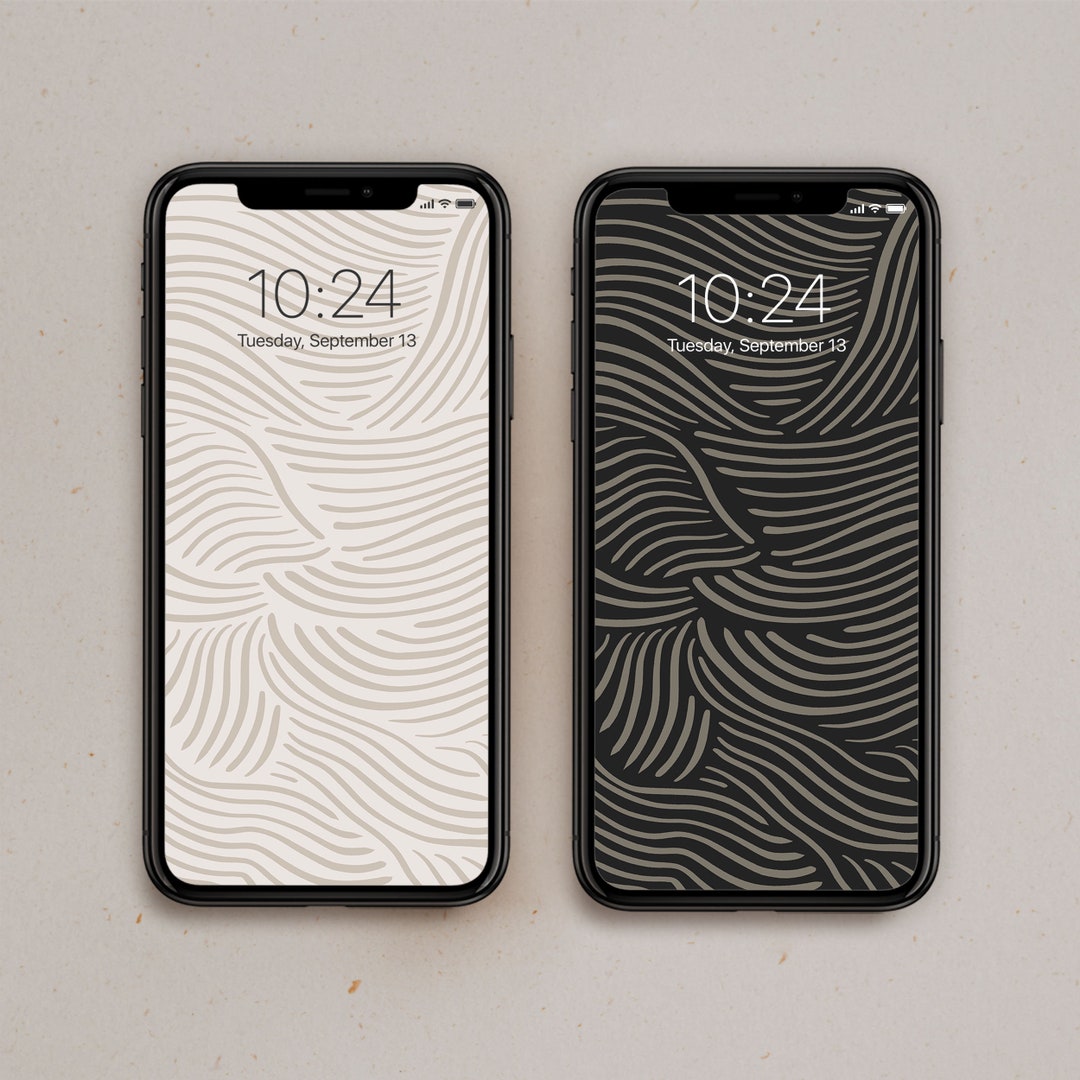 Abstract Phone Bundle Digital Wallpaper Organic Lines iPhone Background ...