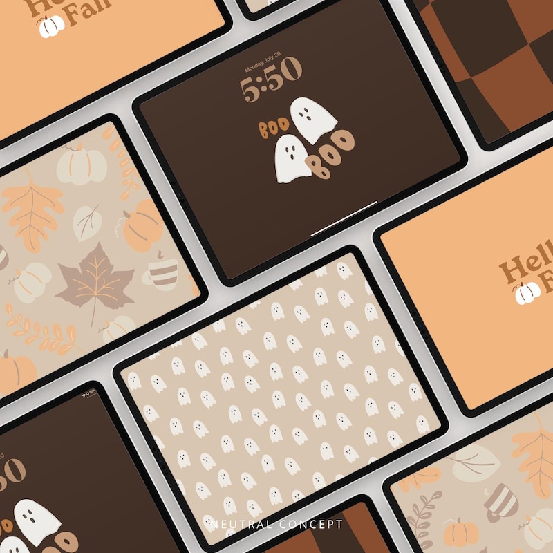 Preppy Fall Wallpaper - Etsy