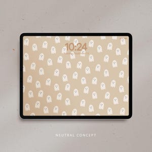 Halloween iPad Wallpaper Bundle: Minimalist Spooky Fall Tablet ...