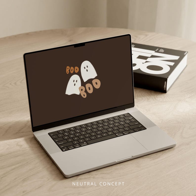 Halloween Ghost Desktop Wallpaper: Spooky Fall Dark Laptop Background ...