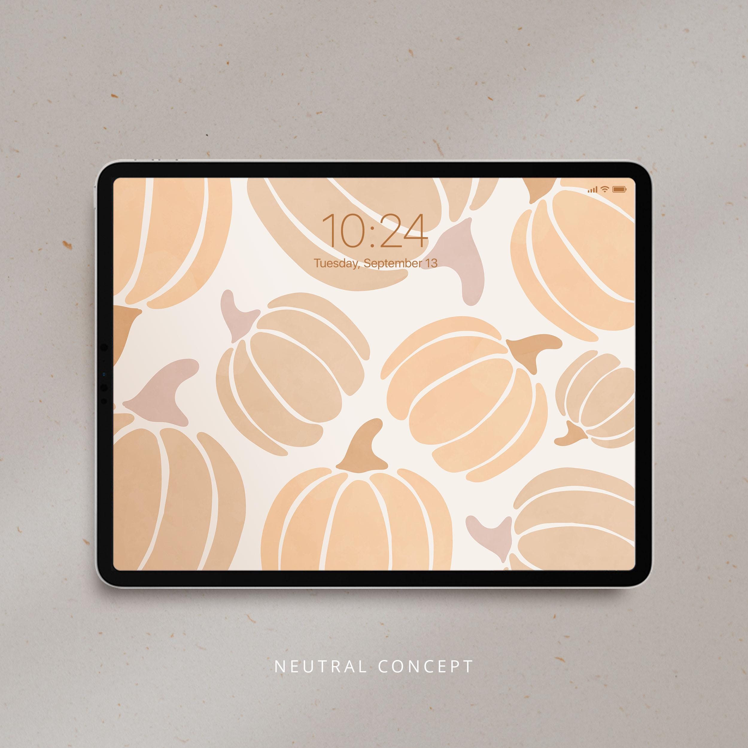 Fall iPad Wallpaper Bundle | Autumn Thanksgiving Tablet Background ...