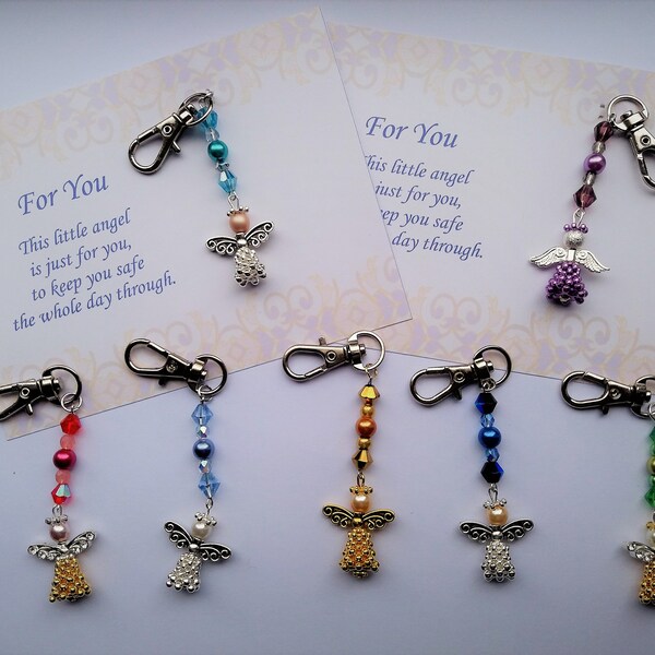Angel Keyring - Etsy
