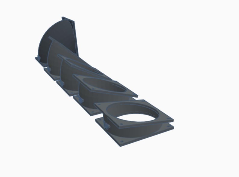 Angled PC Fan Bracket 80mm 120mm 140mm 10-90 Degree Airflow Mount ...