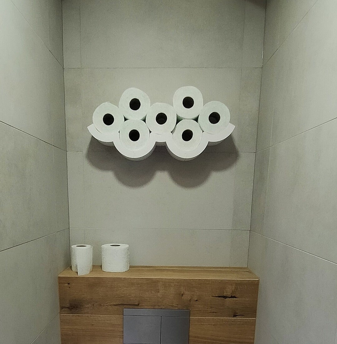 Toilet Paper Wall Shelf Cloud - Etsy UK