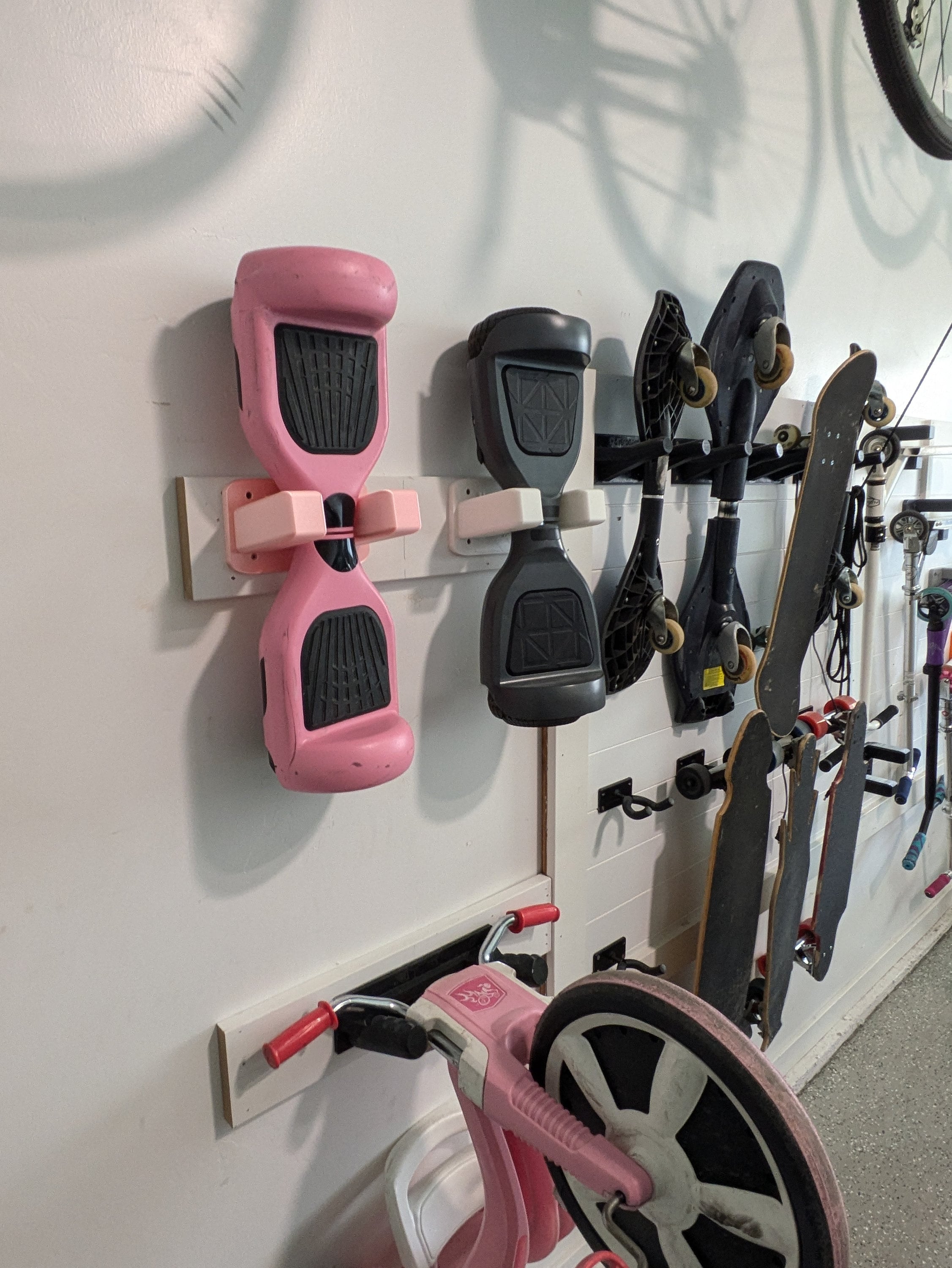 Wall-mount Hoverboard Hanger – Indoor Storage Hook for Hoverboard ...