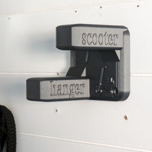 Wall-mount Kick Scooter Hanger – Organizer Rack for Kids’ Scooters ...