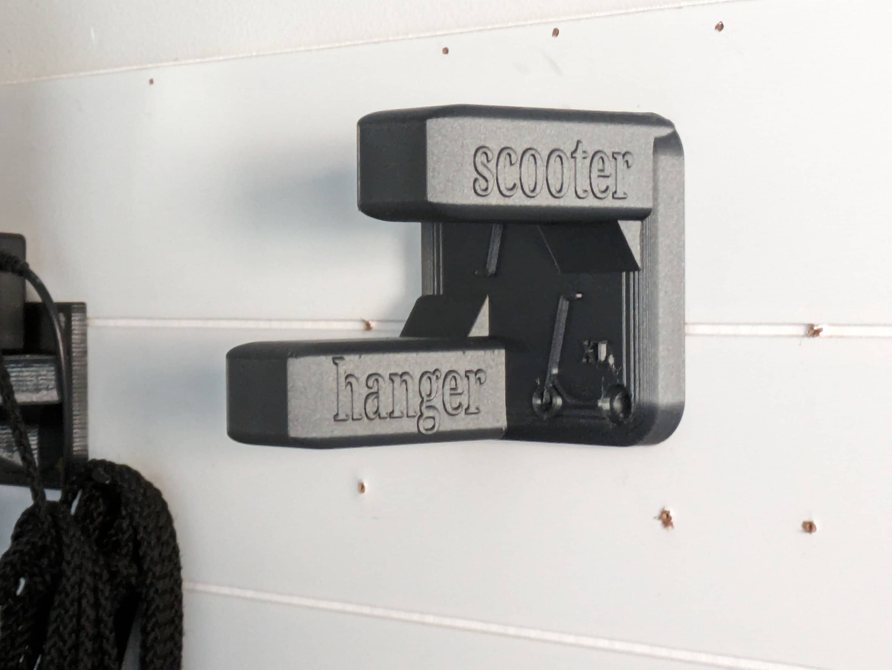 Wall-mount Kick Scooter Hanger – Organizer Rack for Kids’ Scooters ...