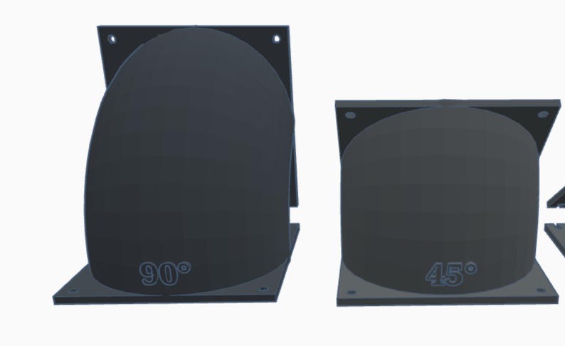 Angled PC Fan Bracket 80mm 120mm 140mm 10-90 Degree Airflow Mount ...