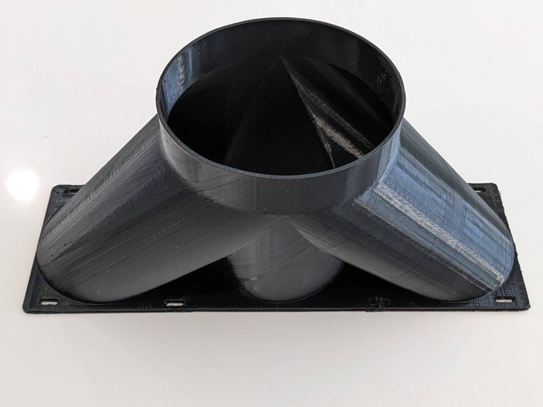 3D Printed Triple 120mm Fan to 6" Duct Adapter: PC Cooling Mod - Etsy