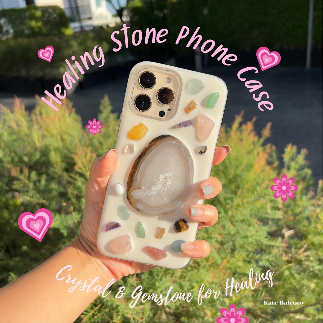 Customise Healing Crystals & Gemstones Phone Case - Etsy