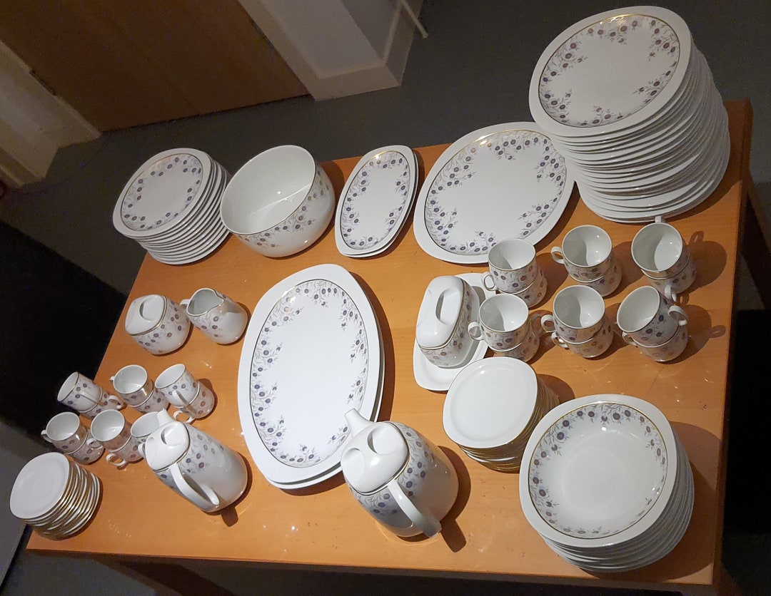 Verbano Porcelain Dinnerware Set - Etsy