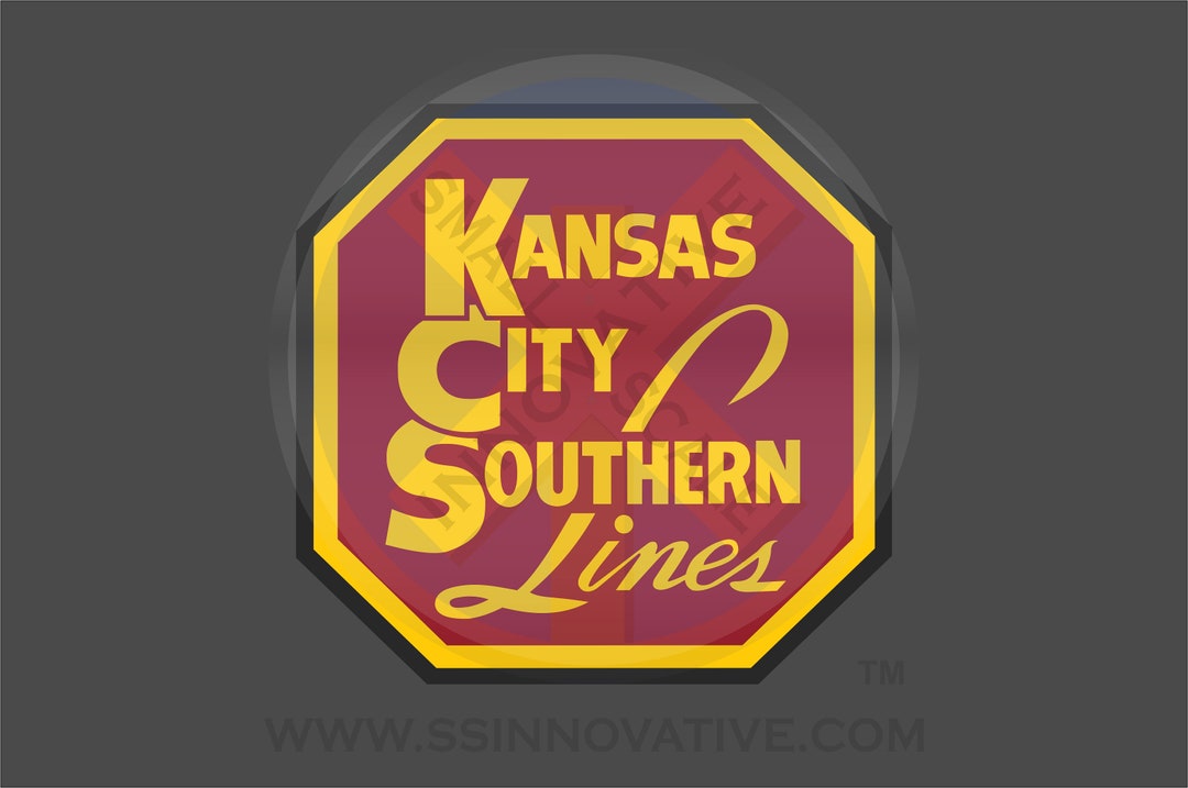 Kansas City Southern "kcs" Diecut Sticker/decal - Etsy