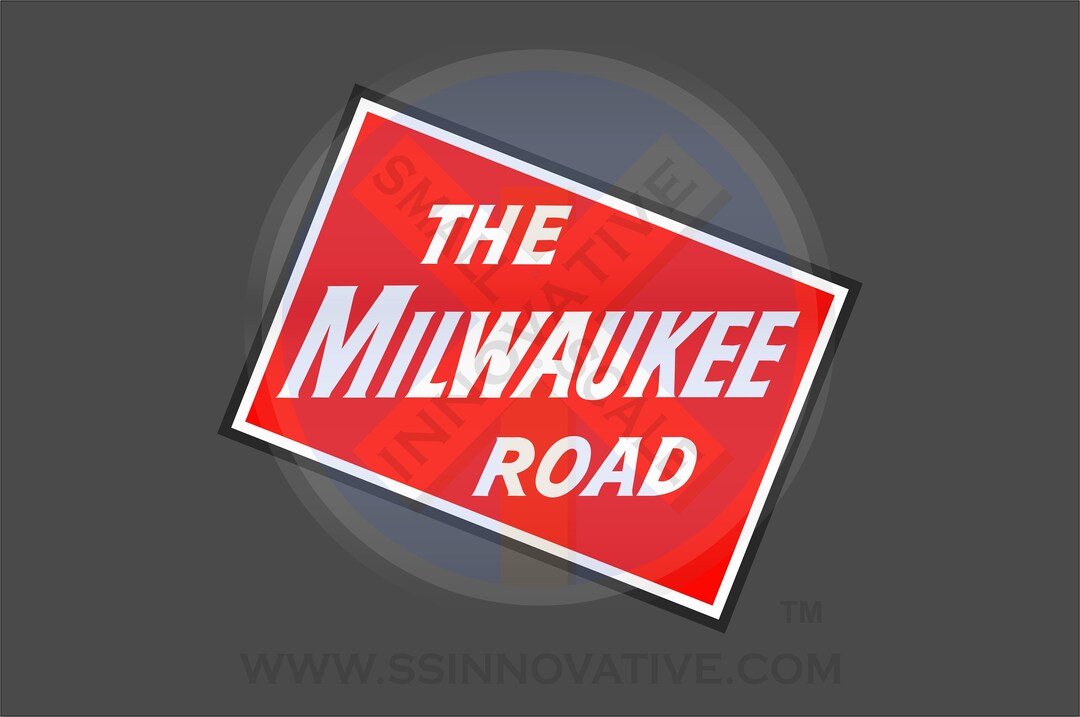 Milwaukee Road "milw" Diecut Sticker/decal - Etsy